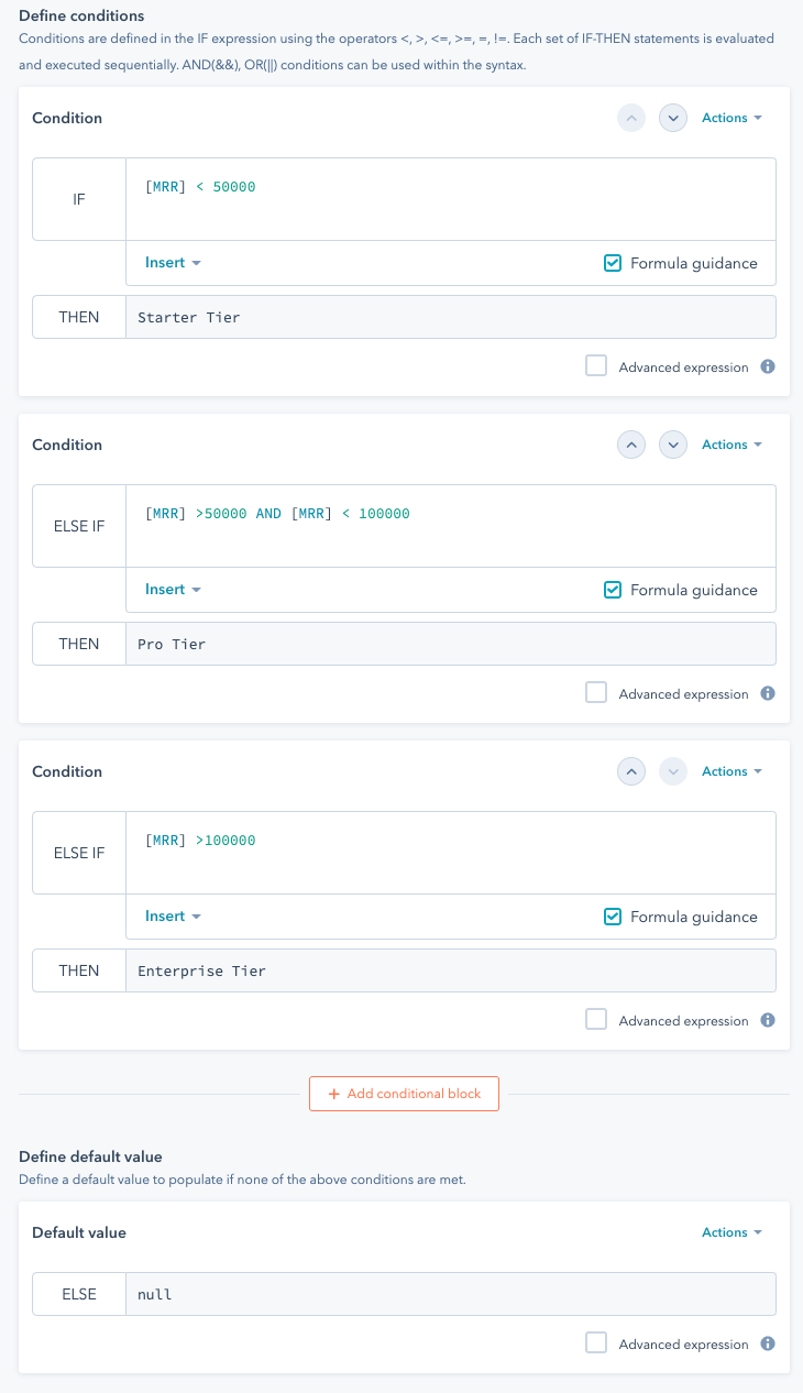 Create and use datasets