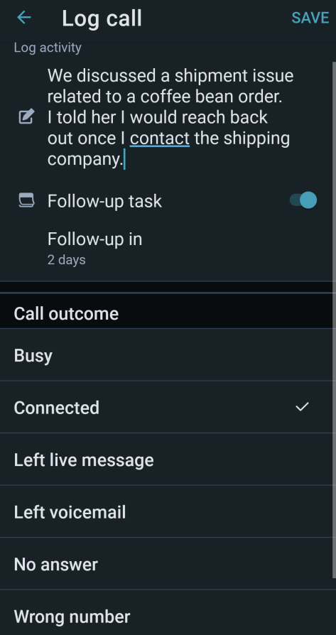 Make calls from the HubSpot mobile app