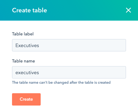 Create and populate HubDB tables