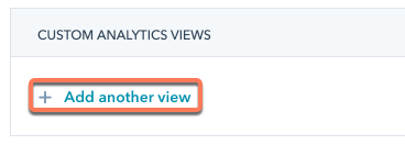 Create Custom Analytics Views