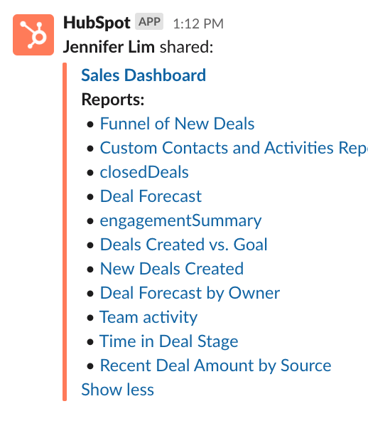 Email, Slack, or export reports and dashboards