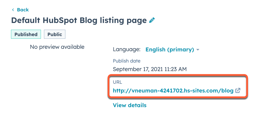 Generate RSS feed URLs for blogs, authors, and tags
