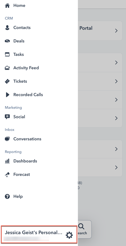 Install the HubSpot mobile app