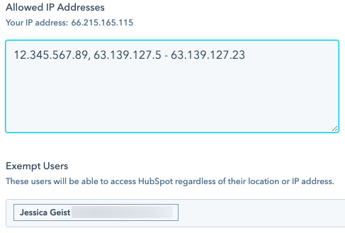Limit logins to trusted IP addresses