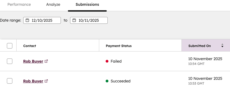 Collect payments with forms