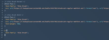 Use fonts in HubSpot