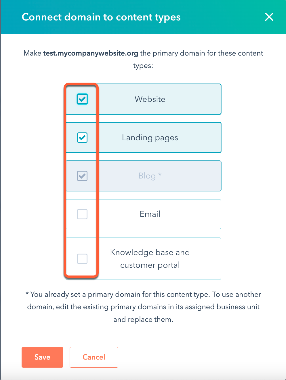 Connect your domain to HubSpot
