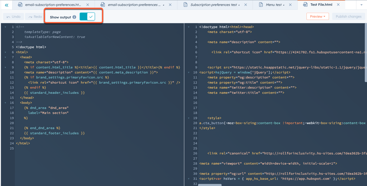 Build a custom coded template