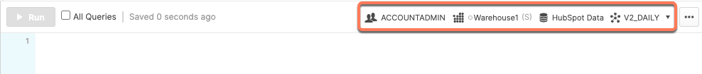 Query HubSpot data in Snowflake