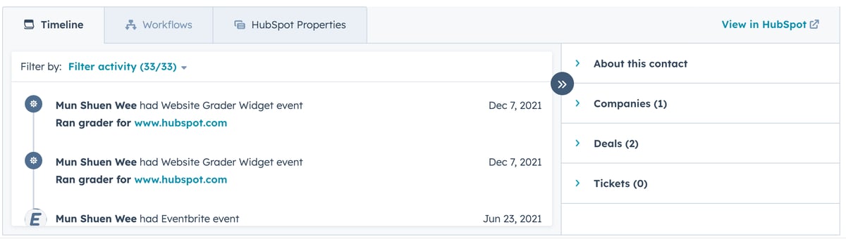 Add the HubSpot Embed window to your Salesforce page layouts