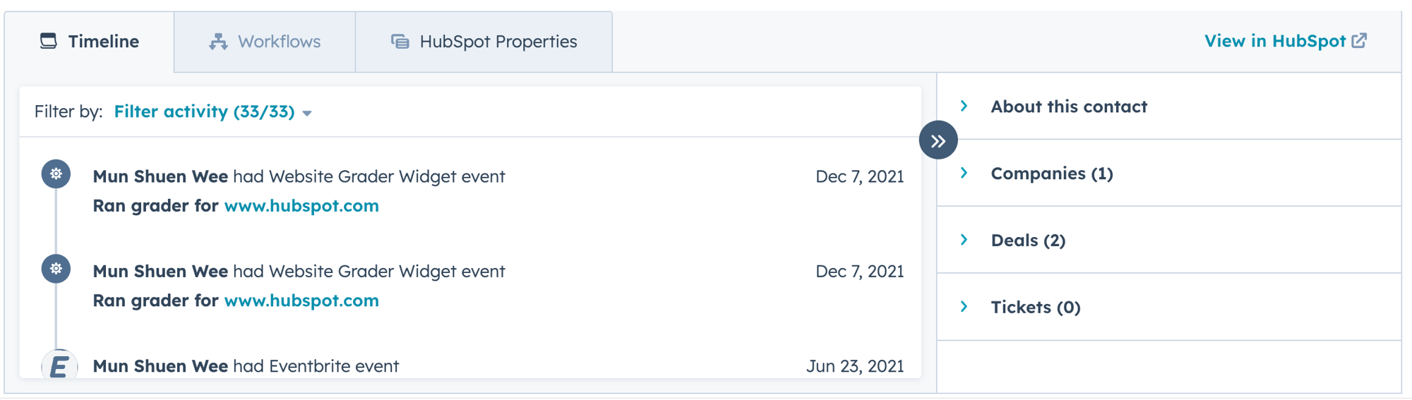 Add the HubSpot Embed window to your Salesforce page layouts