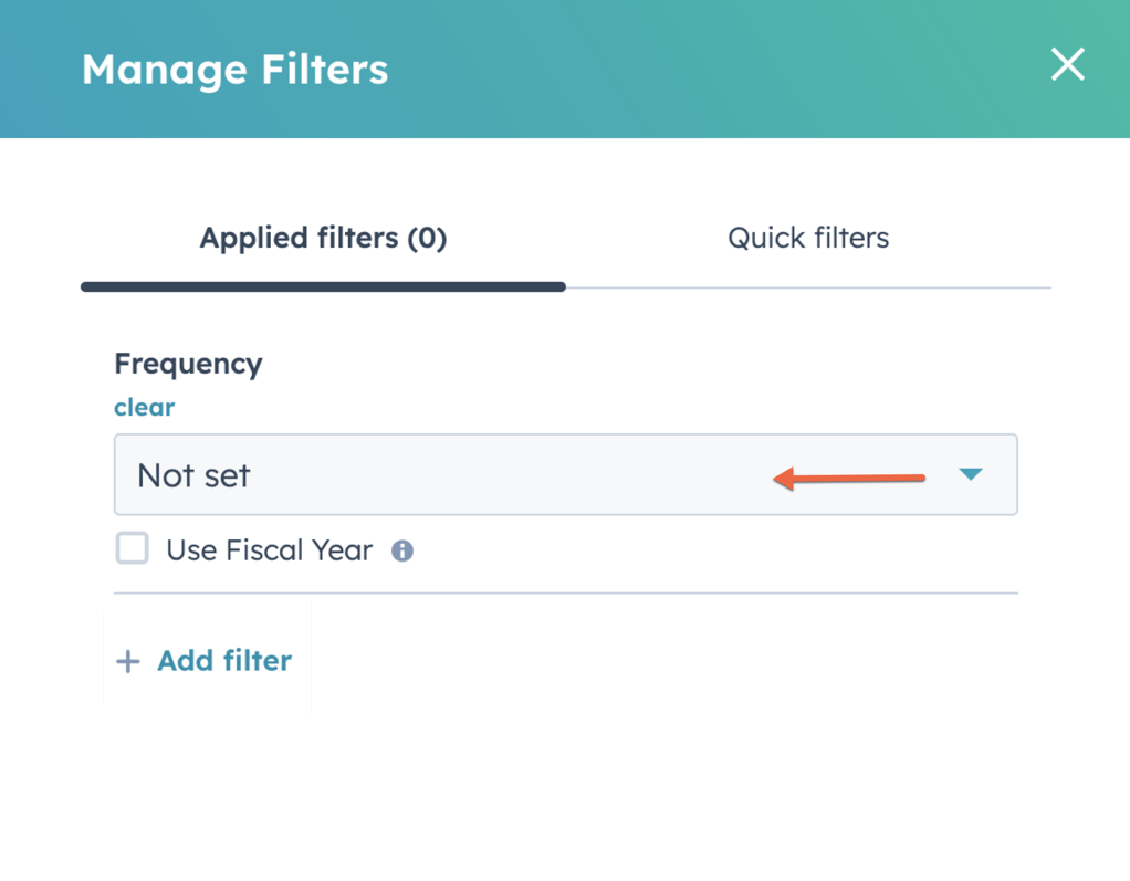 Use dashboard filters