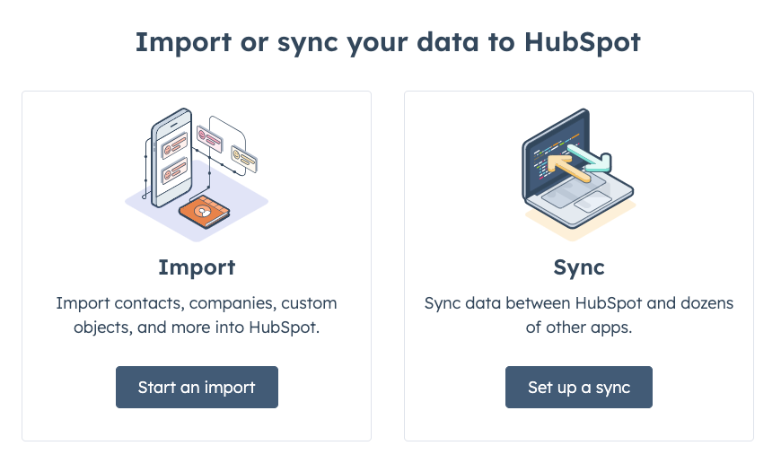 Connect and use HubSpot data sync