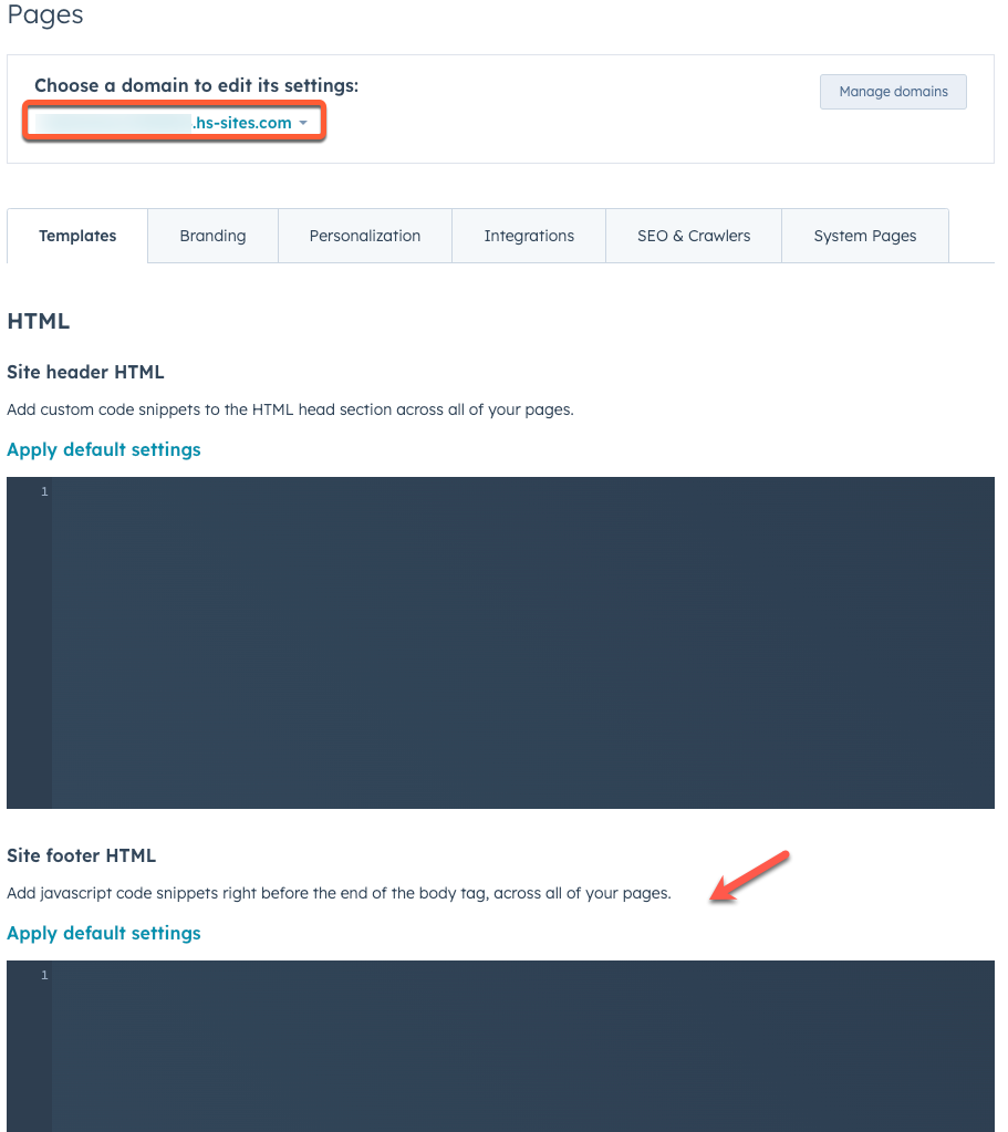 Embed content using an embed code