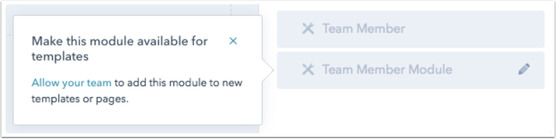 Create and edit modules