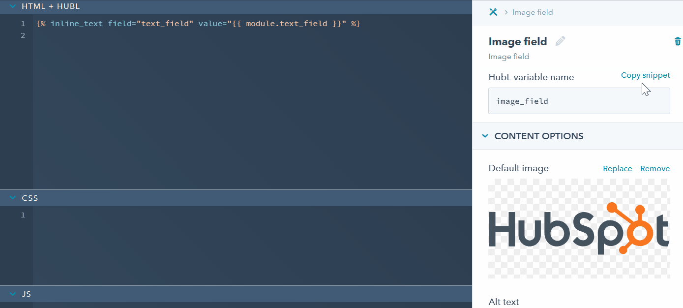 Create and edit modules