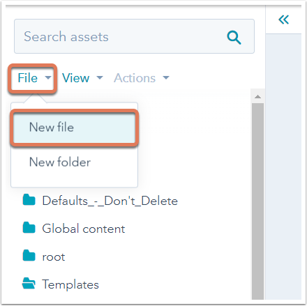 Create, edit, and attach CSS files to style your site