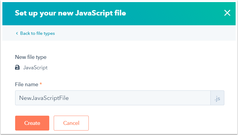 Ajouter un fichier JavaScript à HubSpot