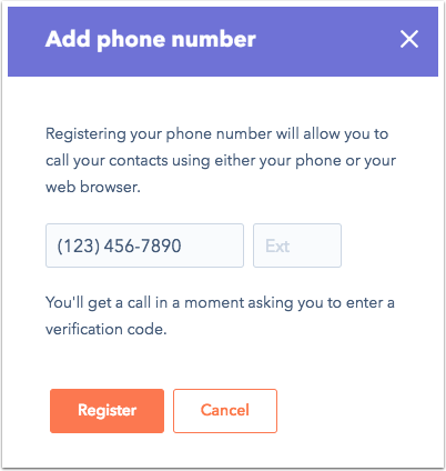 Can I add a second phone number for calling?