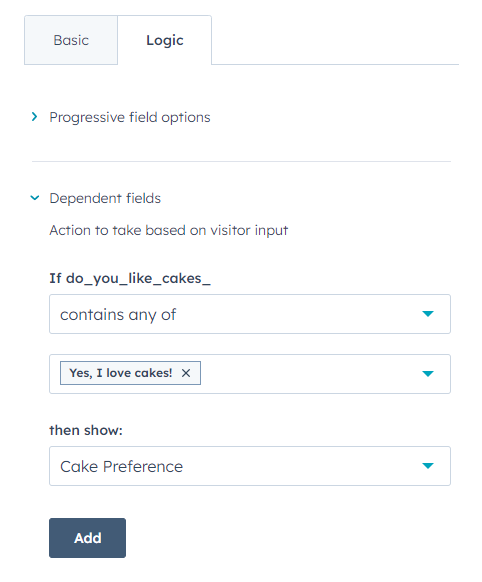 Use Dependent Form Fields Legacy