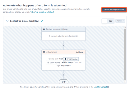 Use automations with forms
